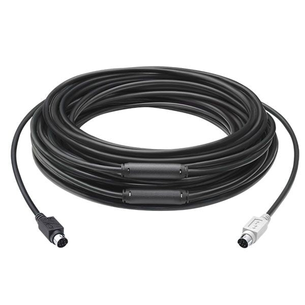 Logitech Group 15M Extender Cable – 15M Extension for Conference Rooms ...